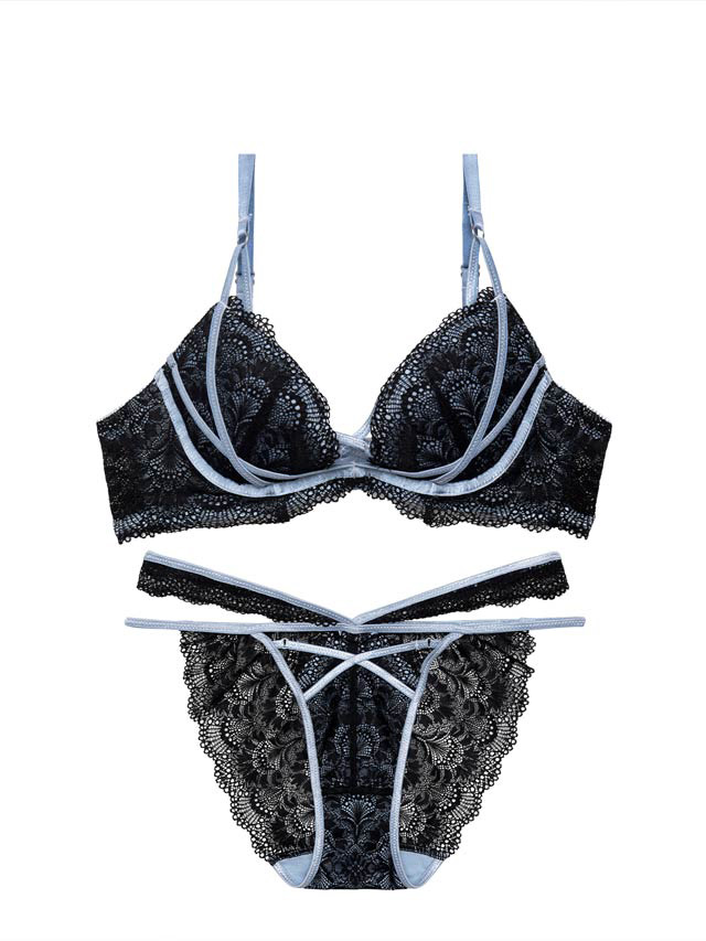 金丸紗希 × モダンクロスコードレースブラジャー – uwinfo